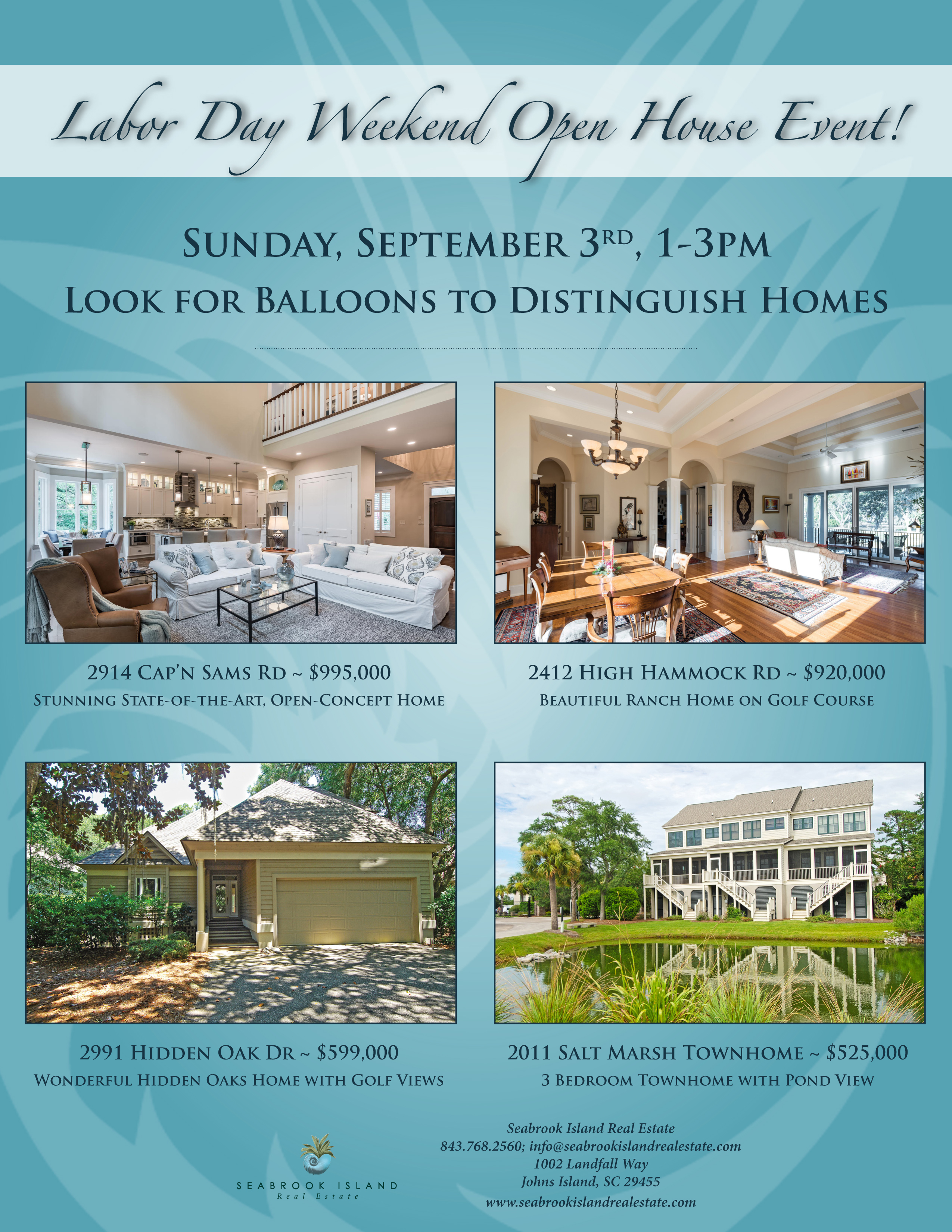 Open House on Sunday – Tidelines