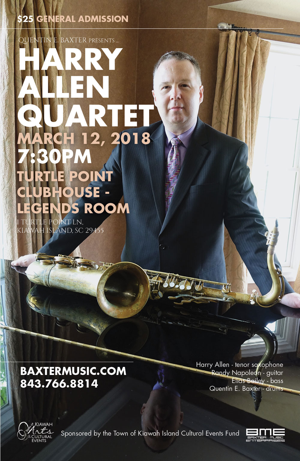 Jazz at the Turtle Point Clubhouse March 12 – Tidelines