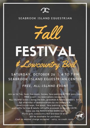 Reminder: Fall Festival At Equestrian Center October 26 – Tidelines