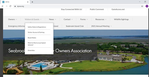 Get to Know SIPOA.org: Visitor & Guest Information – Tidelines