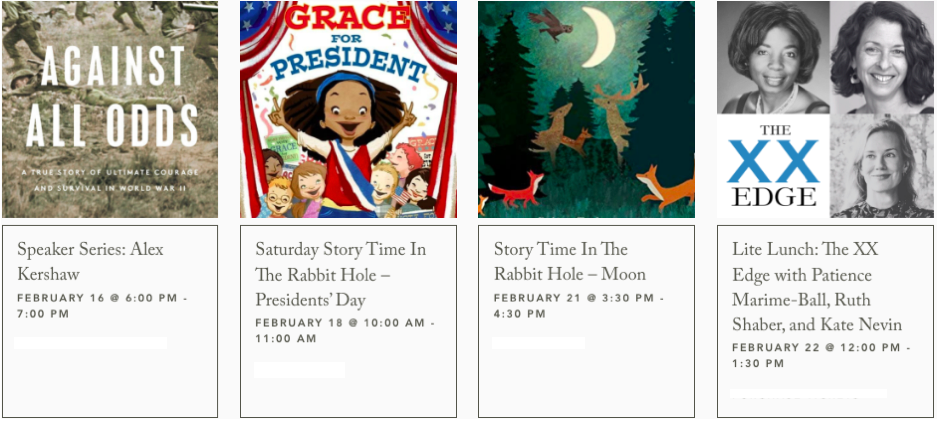 CLS February and March Programs – Tidelines