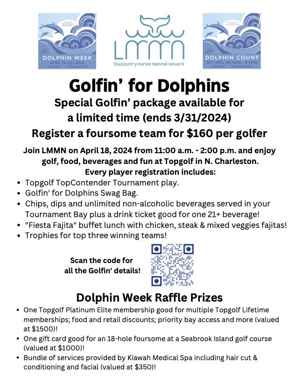 Dolphin Week and Golfin’ for Dolphins – Tidelines