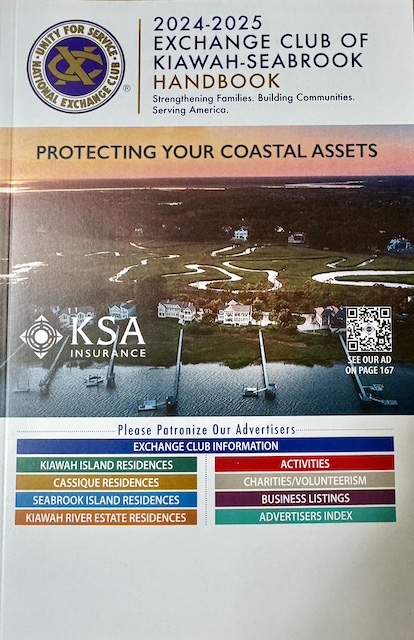 Exchange Club 2024-2025 Handbook Is Here – Tidelines