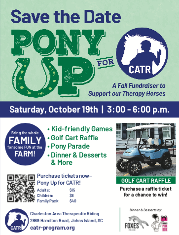 Save the Date: Pony Up for CATR October 19 – Tidelines